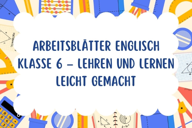 Englisch Arbeitsblätter: Lernmaterialien für alle Klassen